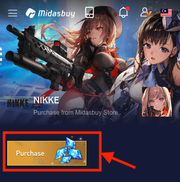 Get additional 100% bonus of NIKKE on Midasbuy!